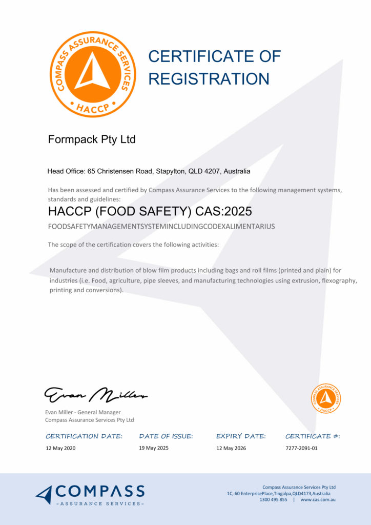 Certifications – Formpack